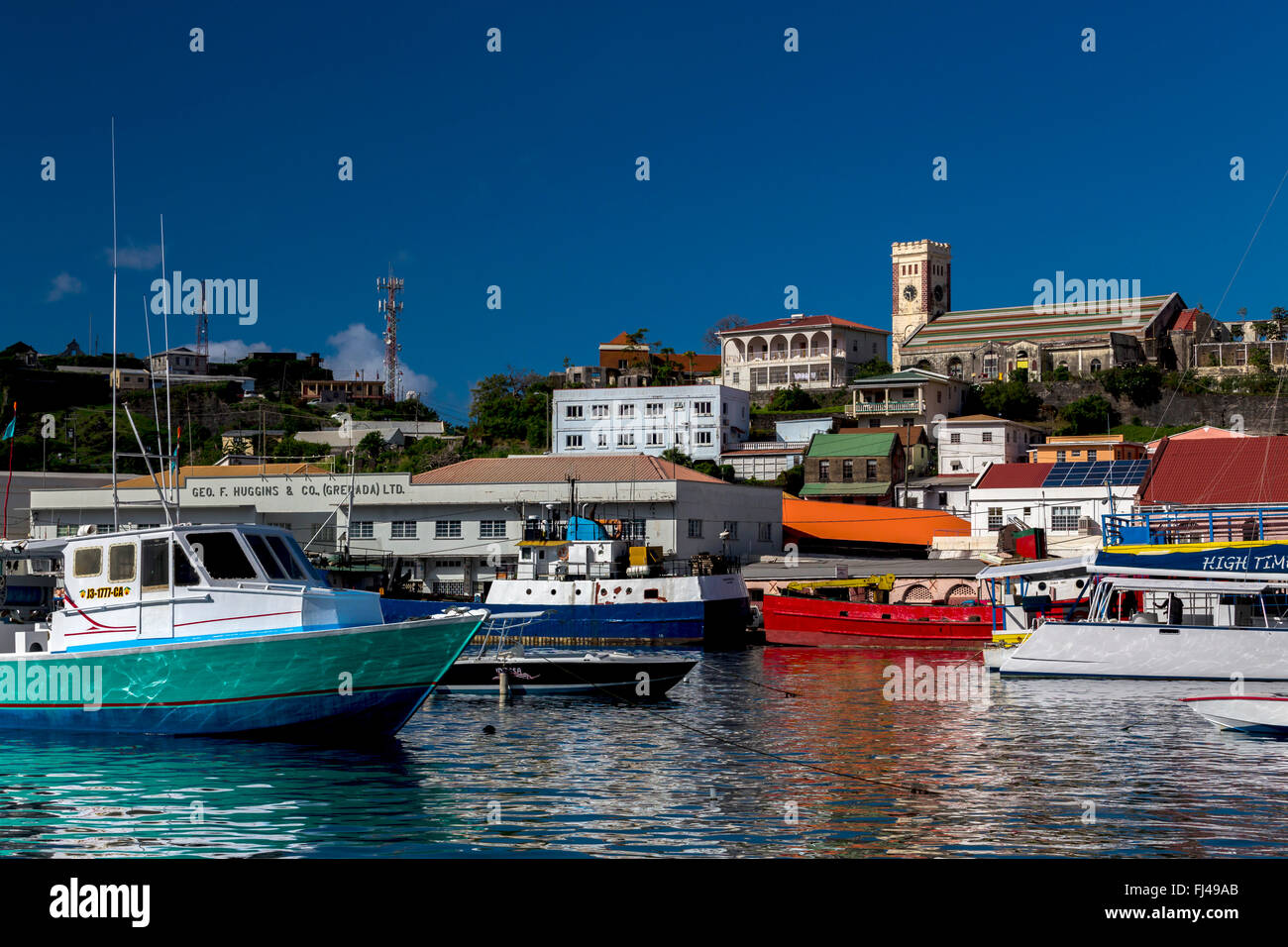 St georges marina grenada hi-res stock photography and images - Alamy