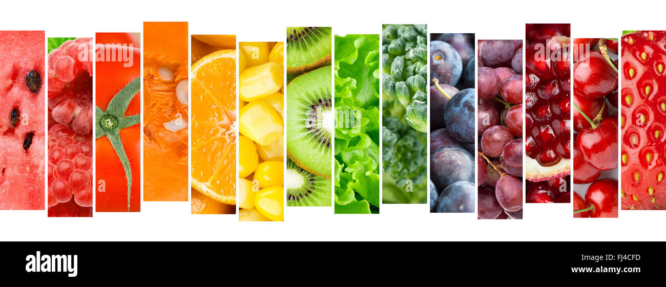 Fruit and vegetable. Fresh food concept. Healthy food Stock Photo - Alamy