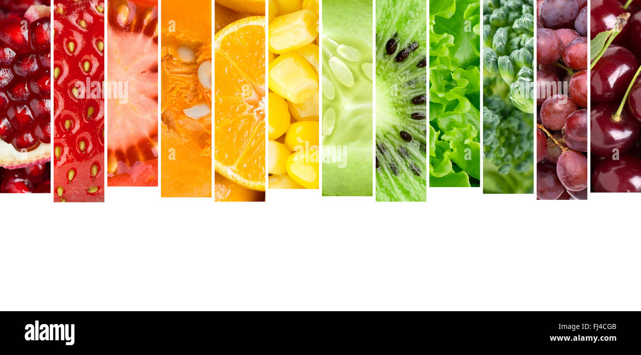 Fresh fruits and vegetables. Food concept. Fresh food Stock Photo - Alamy