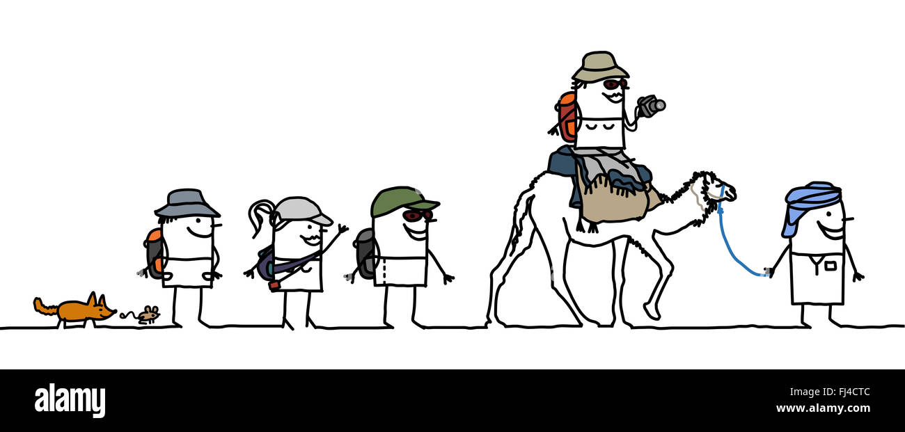 Cartoon desert hi-res stock photography and images - Alamy