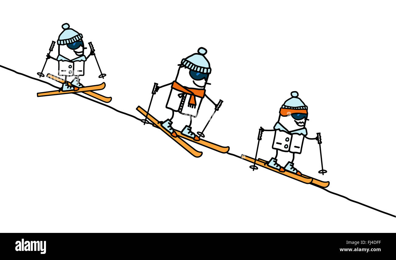 Cartoon slope hi-res stock photography and images - Alamy