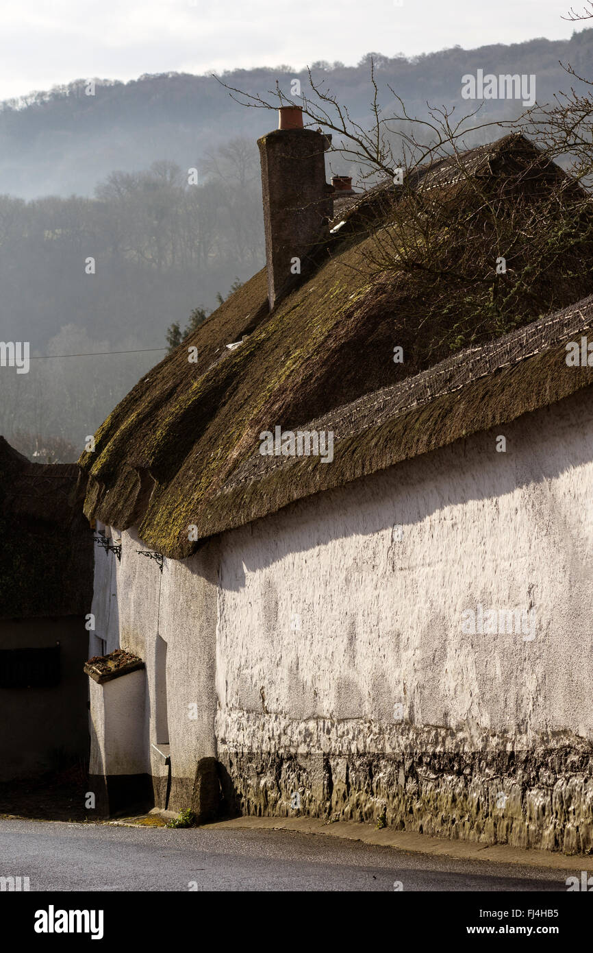 Cob and thatch cottages dunsford hi-res stock photography and images ...