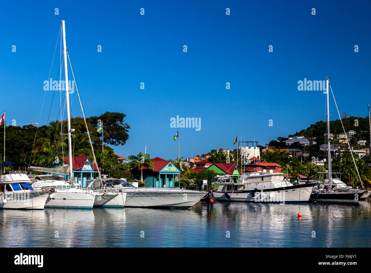 St georges marina grenada hi-res stock photography and images - Alamy