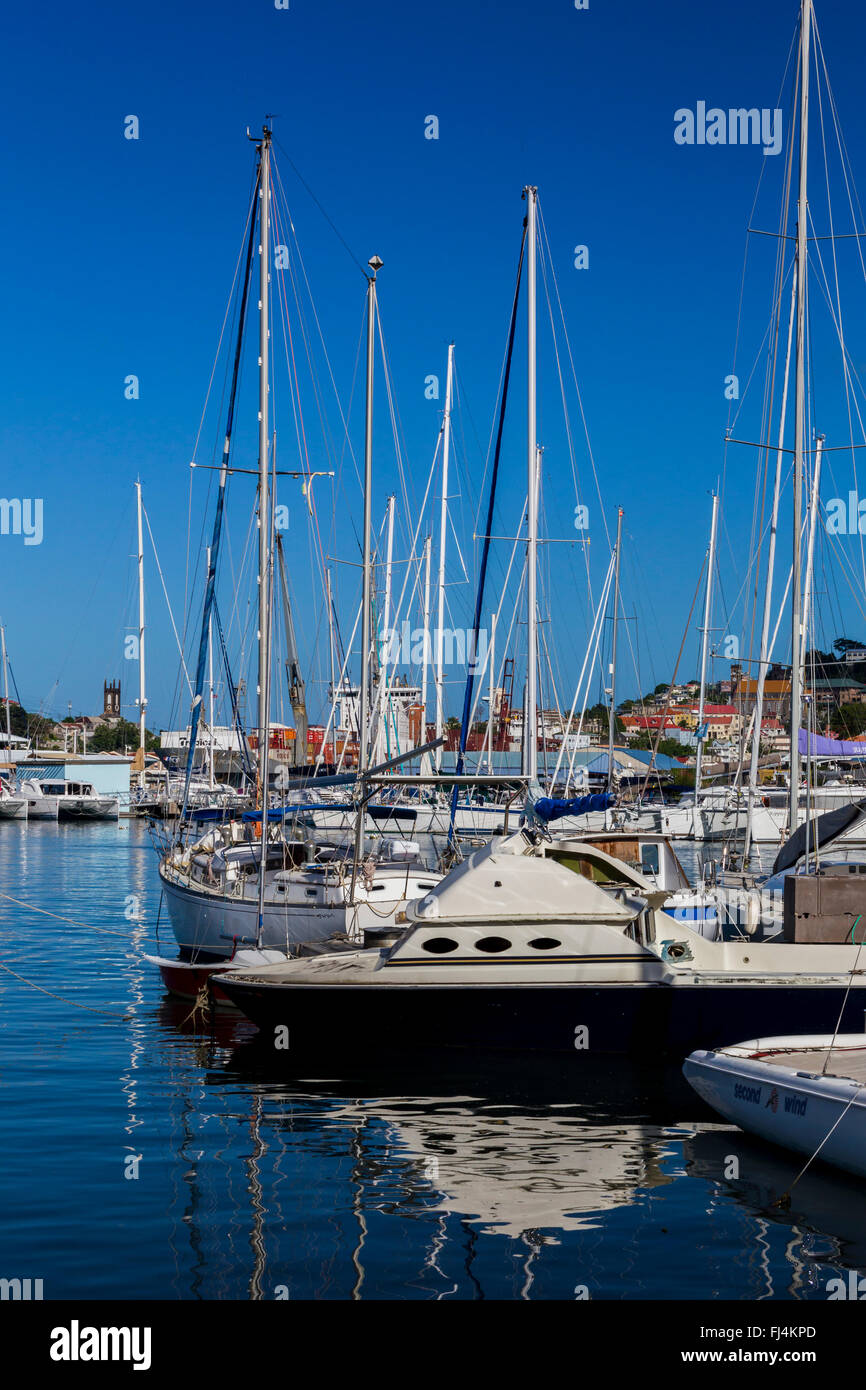 St georges marina grenada hi-res stock photography and images - Alamy