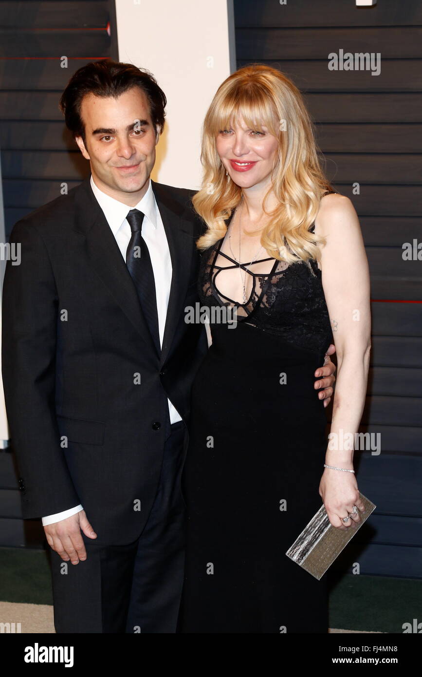 Los Angeles, California, USA. 29th Feb, 2016. Courtney Love and ...