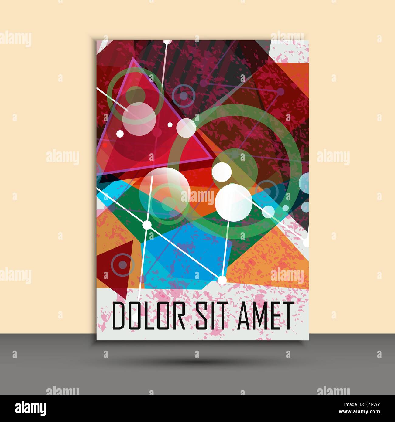 Vector brochure abstract design template Stock Vector Image & Art - Alamy