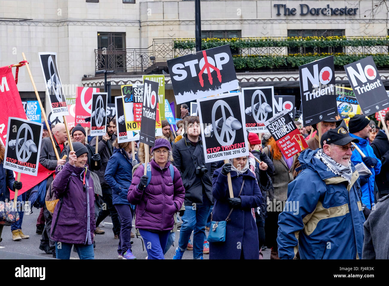 Stop trident protest rally hi-res stock photography and images - Alamy