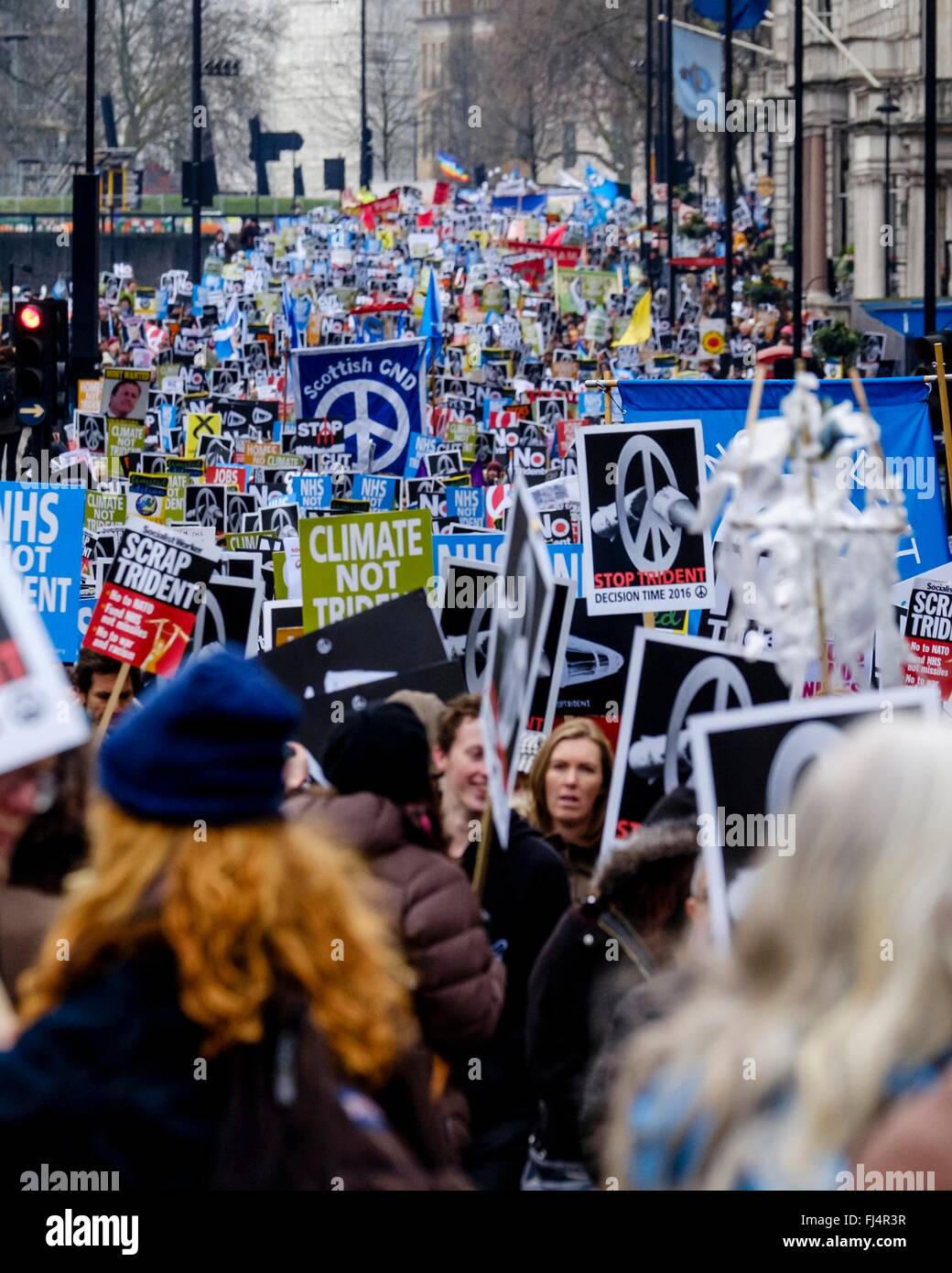 Stop trident protest rally hi-res stock photography and images - Alamy