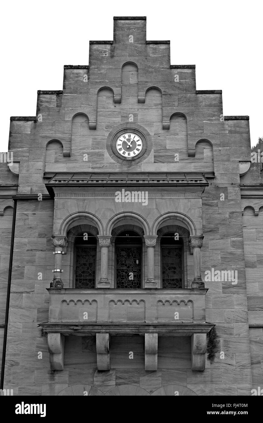 Neuschwanstein , bavaria, germany Black and White Stock Photos & Images ...