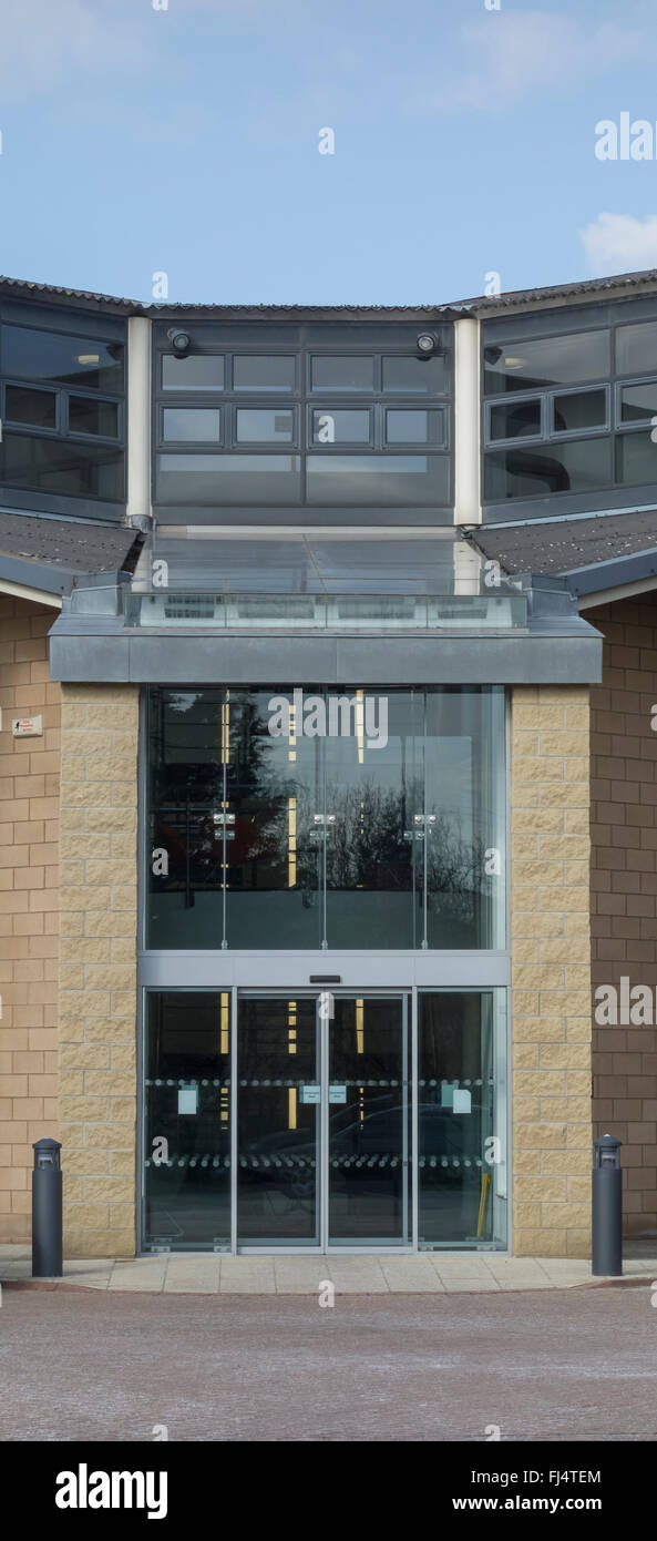 The Jeffrey building entrance to modern office space Cowley Road ...