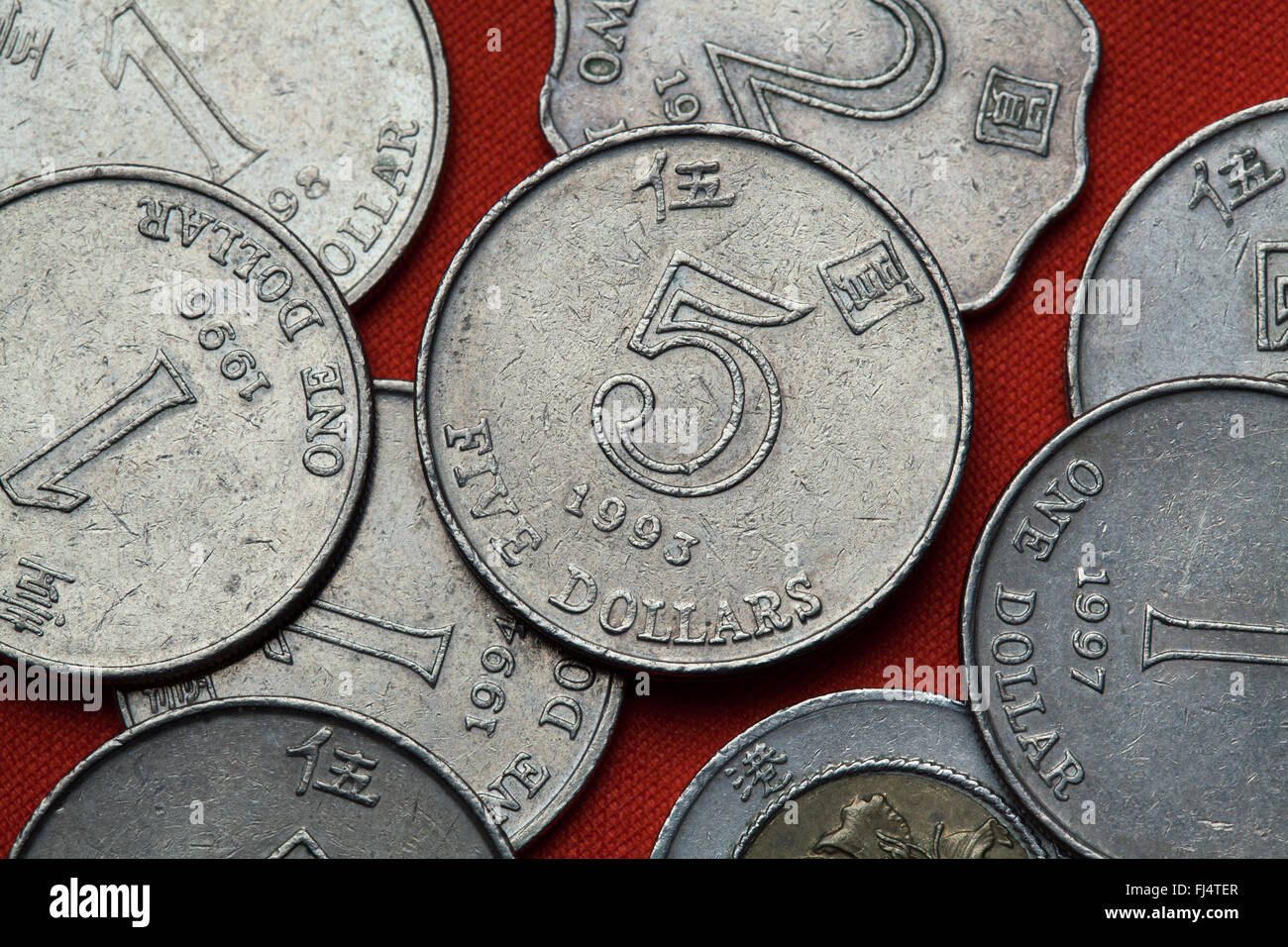 Hong kong currency 5 dollar hi-res stock photography and images - Alamy