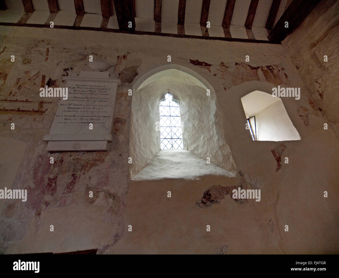 The interior of Coombes Church in West Sussex, England Stock Photo - Alamy