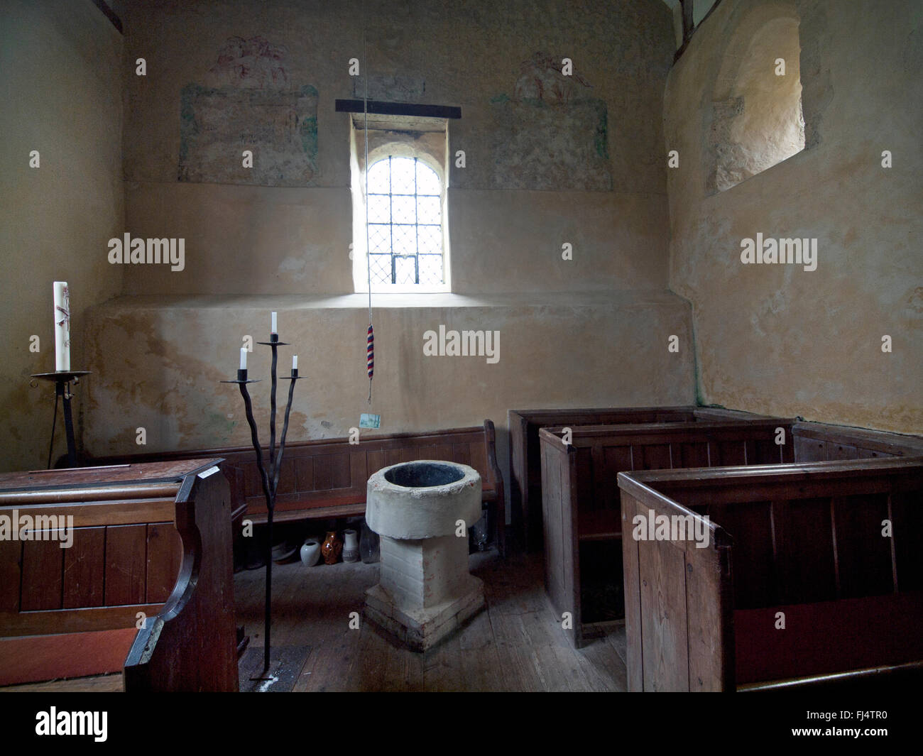 The interior of Coombes Church in West Sussex, England Stock Photo - Alamy