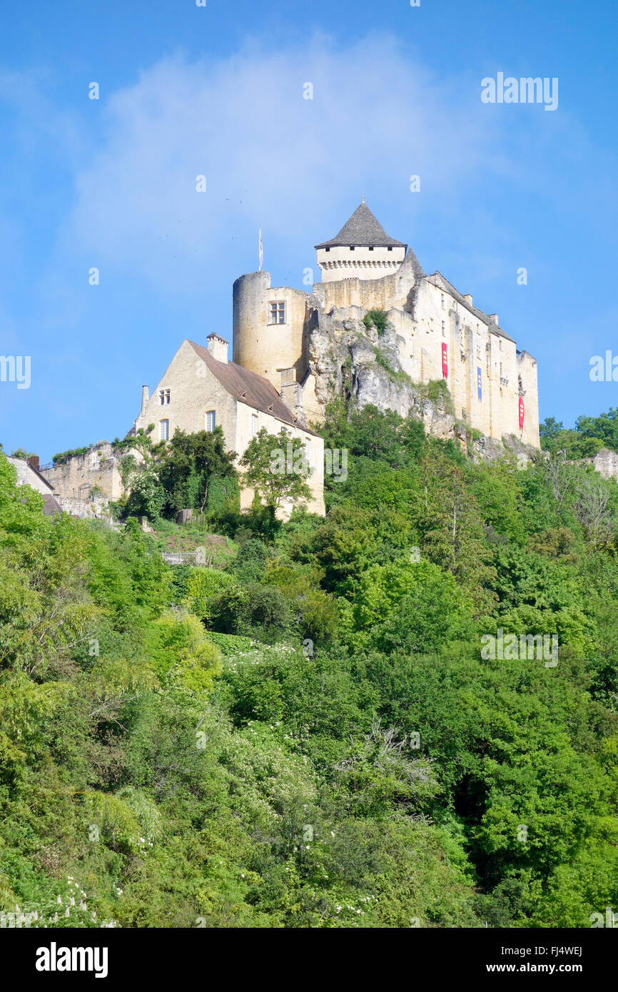 The medieval Château de Castelnaud, Castelnaud-la-Chapelle, Périgord ...