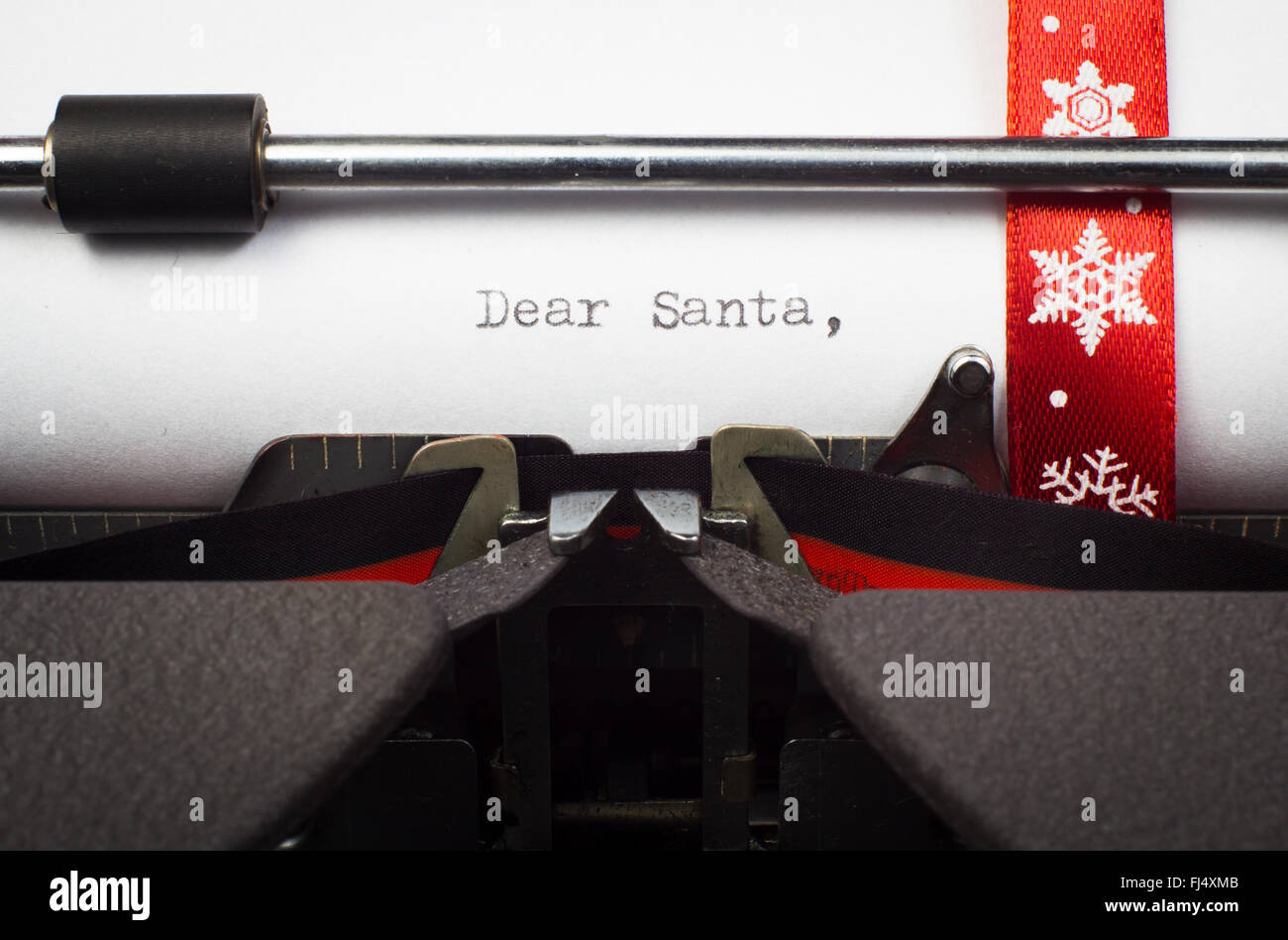 Christmas letter santa paper hi-res stock photography and images - Alamy