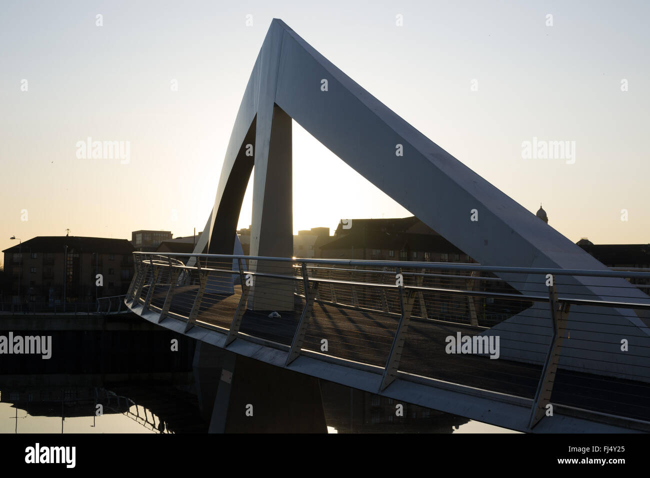 Tradeston Bridge, Glasgow Stock Photo - Alamy
