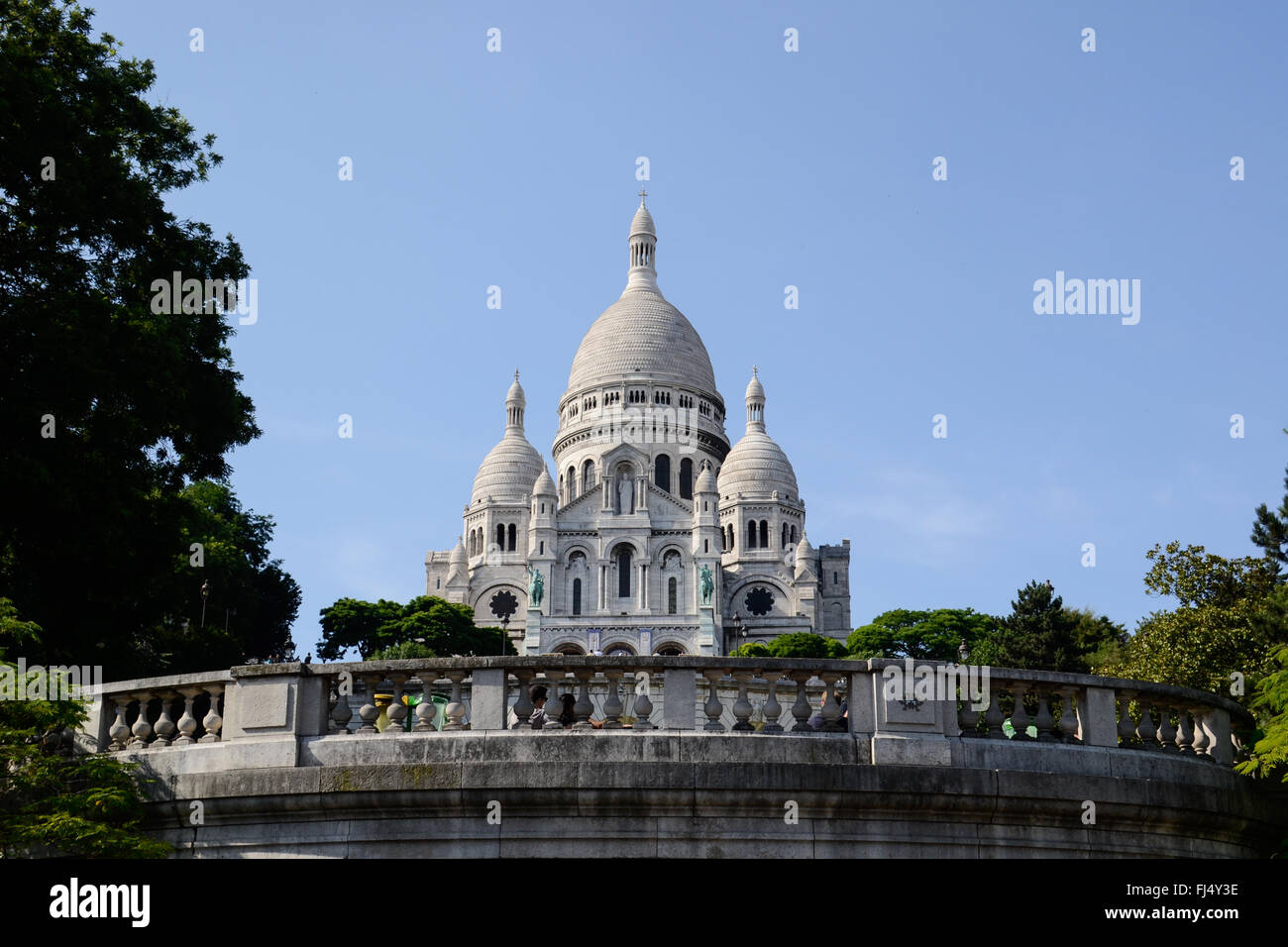 ensoleillé, Sacré-Cœur, Paris, France, Sunny, Tree Stock Photo - Alamy