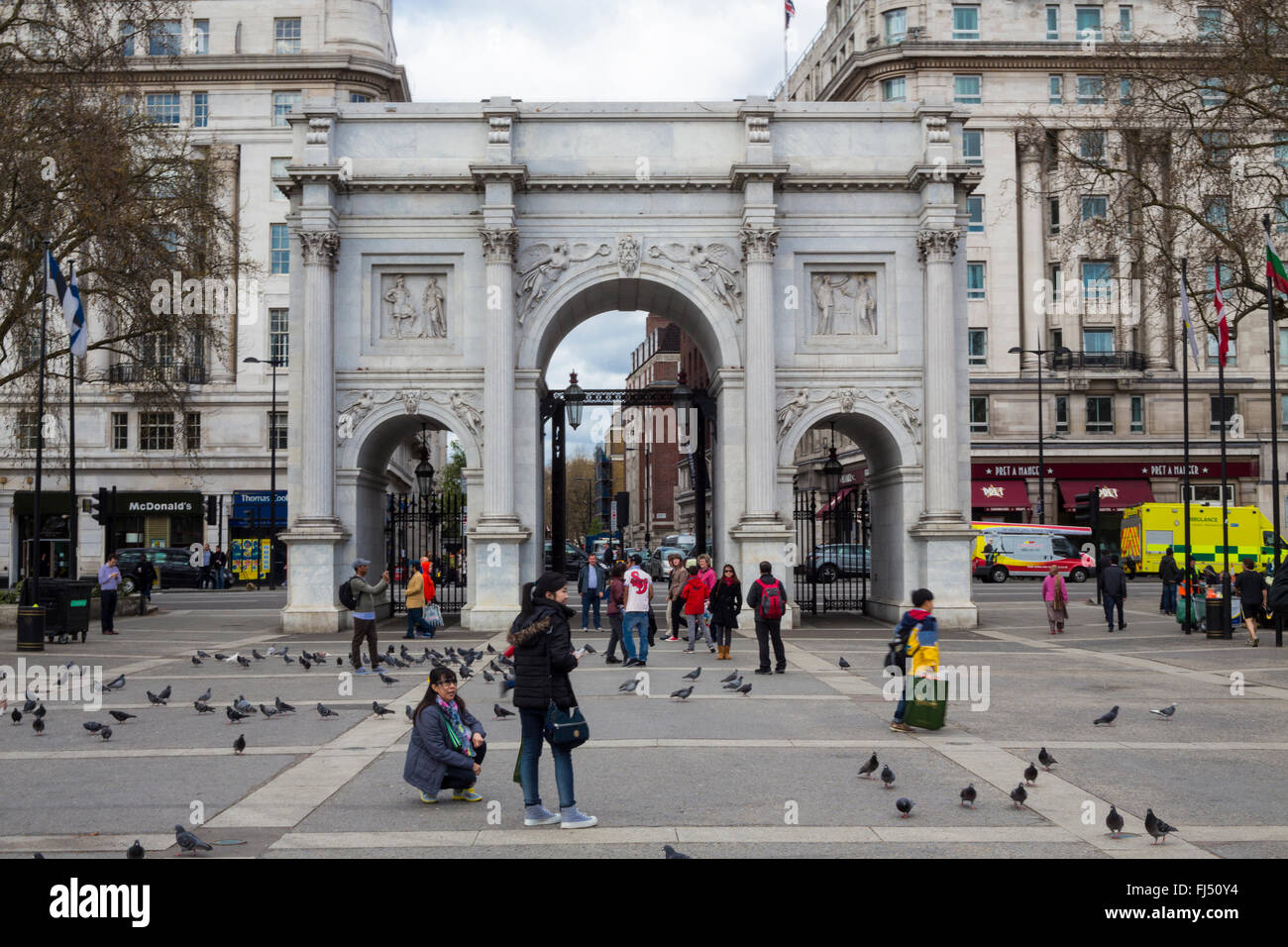 Marble Arch in London Stock Photo - Alamy