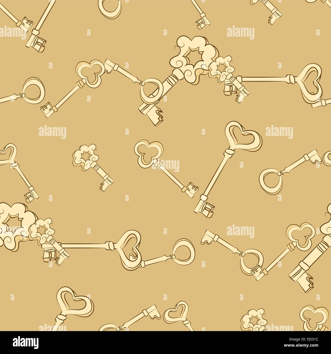 Seamless keys pattern Stock Vector Image & Art - Alamy