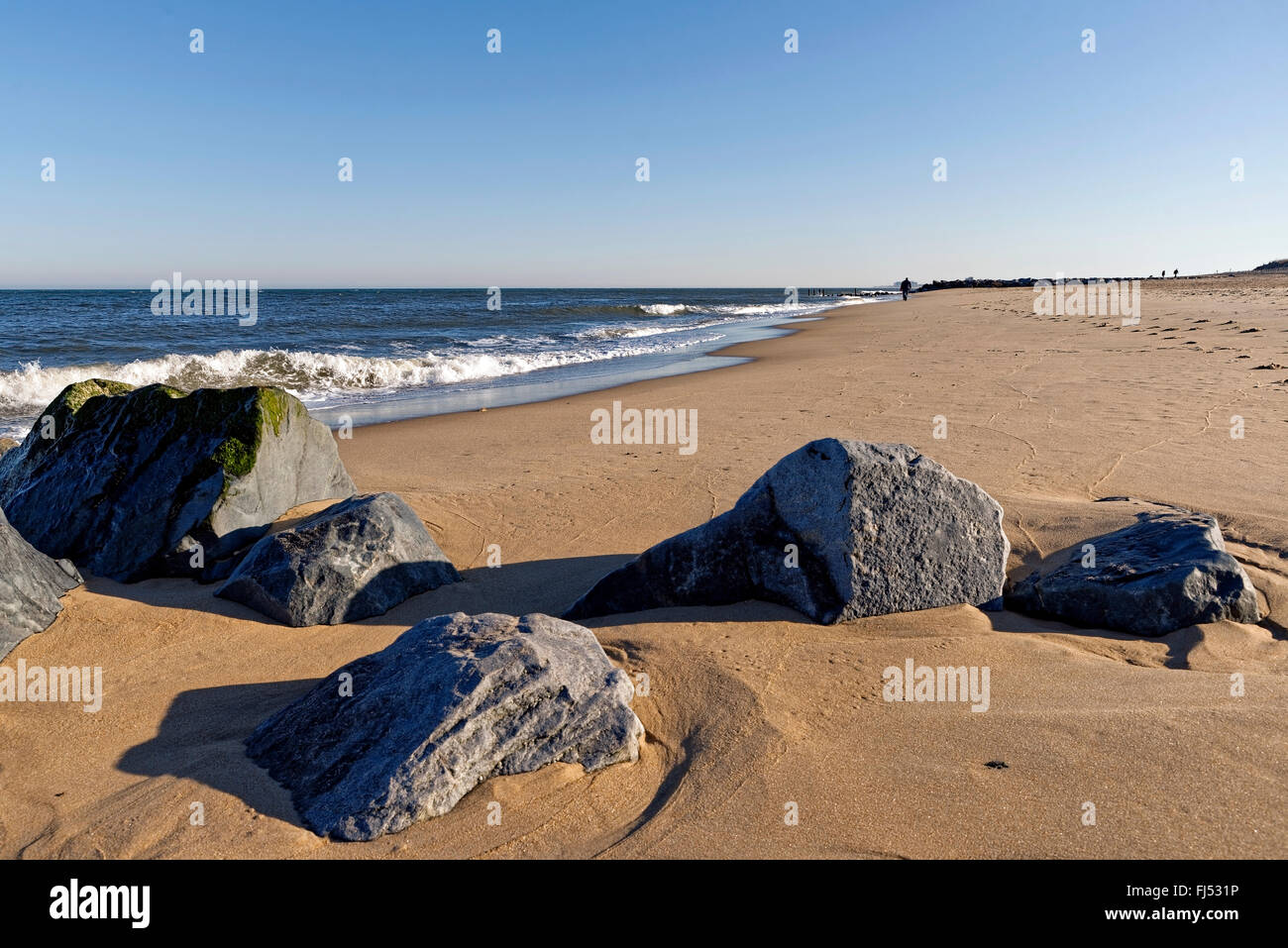 Beach and Rocks Stock Photo - Alamy