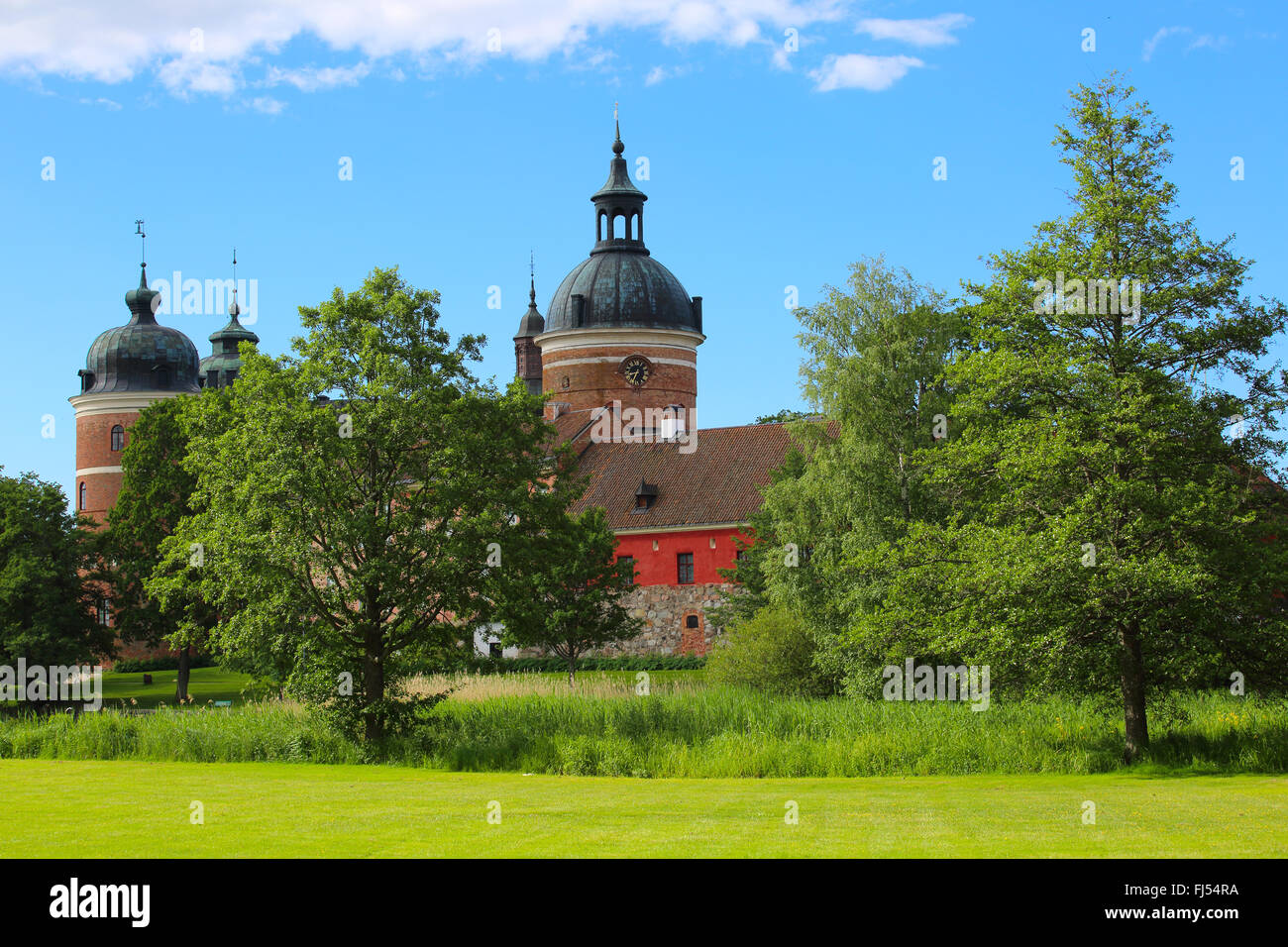 Gripsholm Slott (castle), one of the residences of the Swedish Royal ...