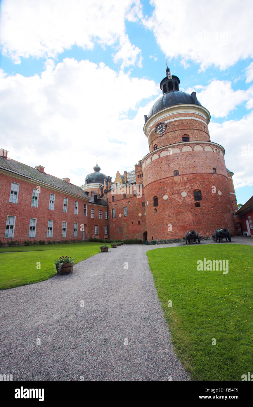 Gripsholm Slott (castle), one of the residences of the Swedish Royal ...