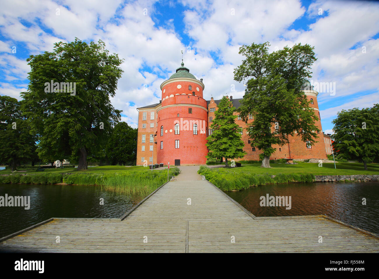 Gripsholm Slott (castle), one of the residences of the Swedish Royal ...