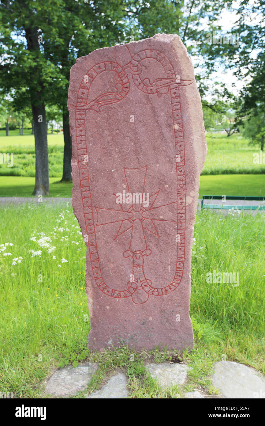 Runic stone hi-res stock photography and images - Alamy