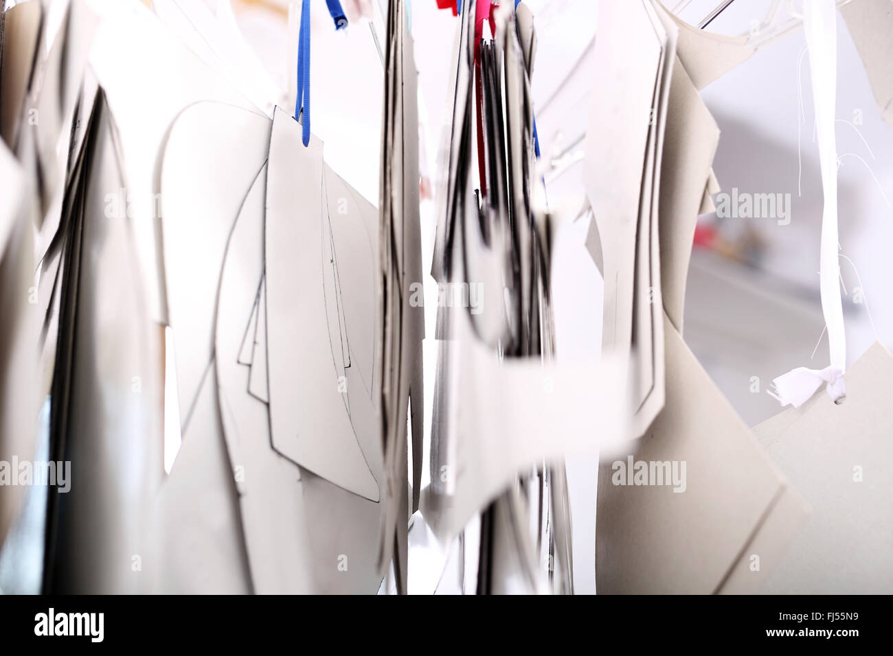 Sewing patterns. Showroom. Sewing. Cutting room. A tailor, tailor's ...