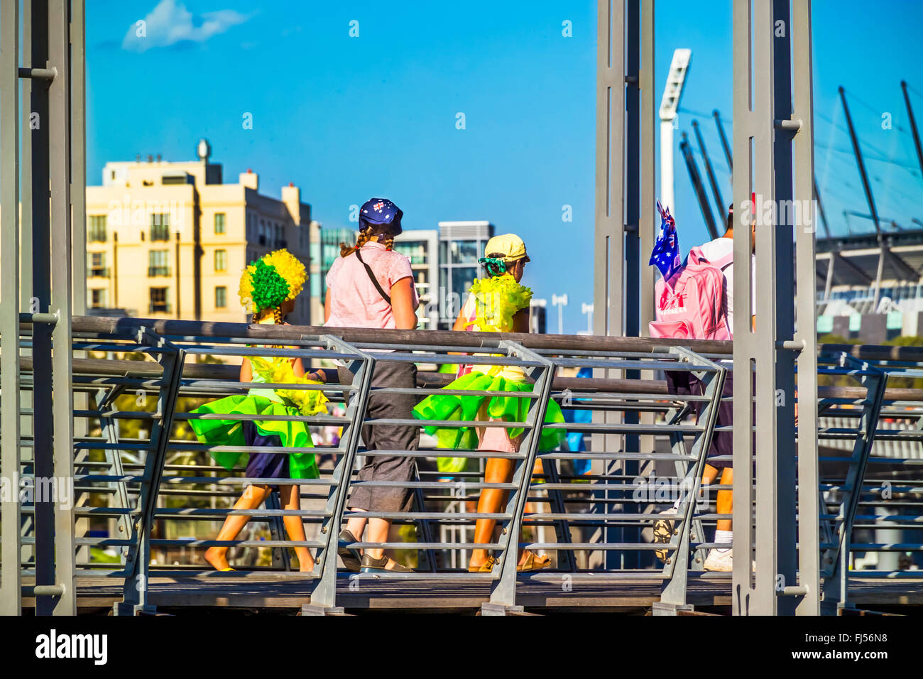 Crowds of people Melbourne Australia Stock Photo - Alamy