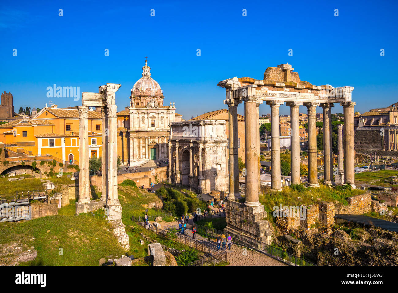Italian roman forum hi-res stock photography and images - Alamy