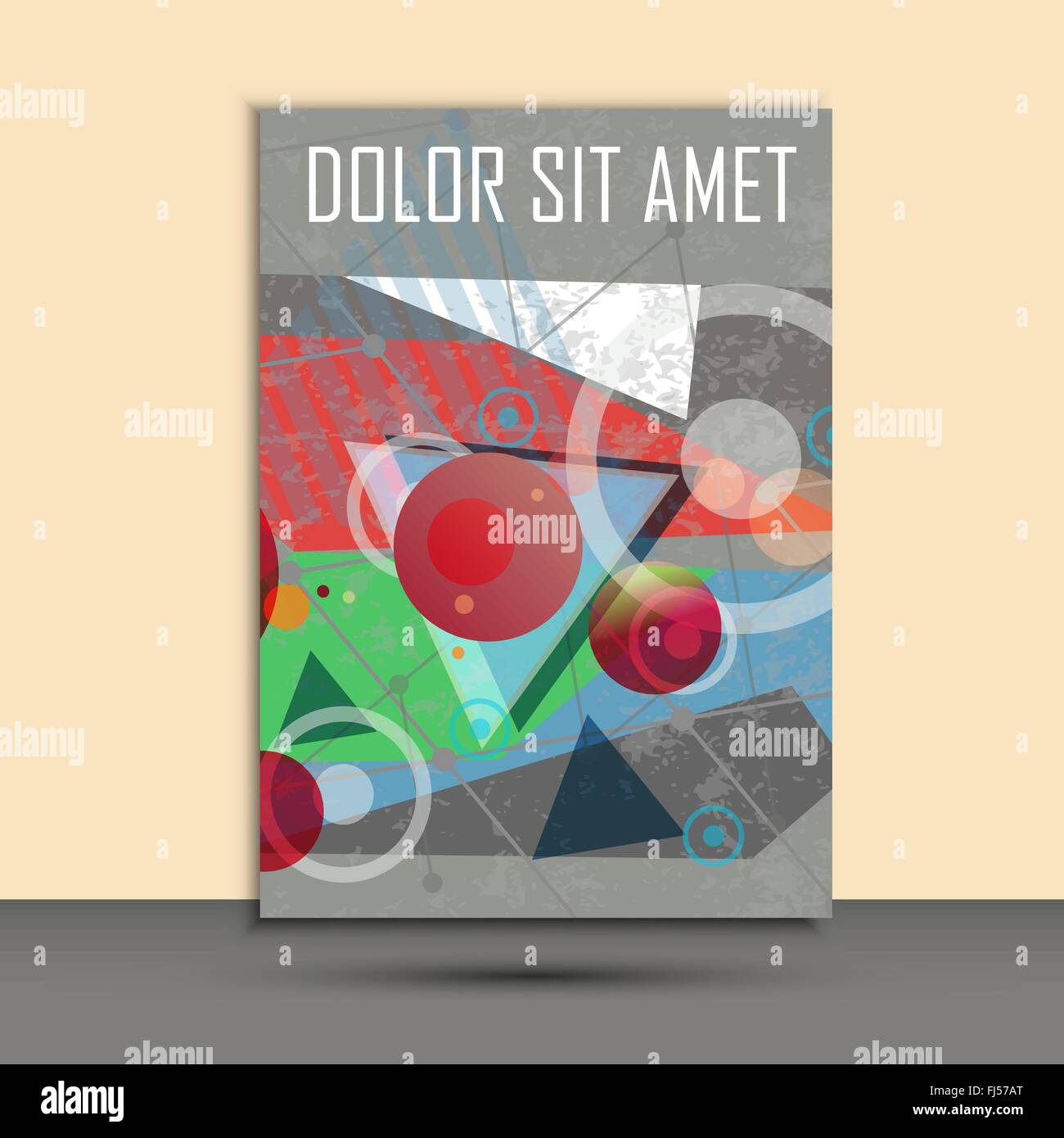 Vector brochure abstract design template Stock Vector Image & Art - Alamy