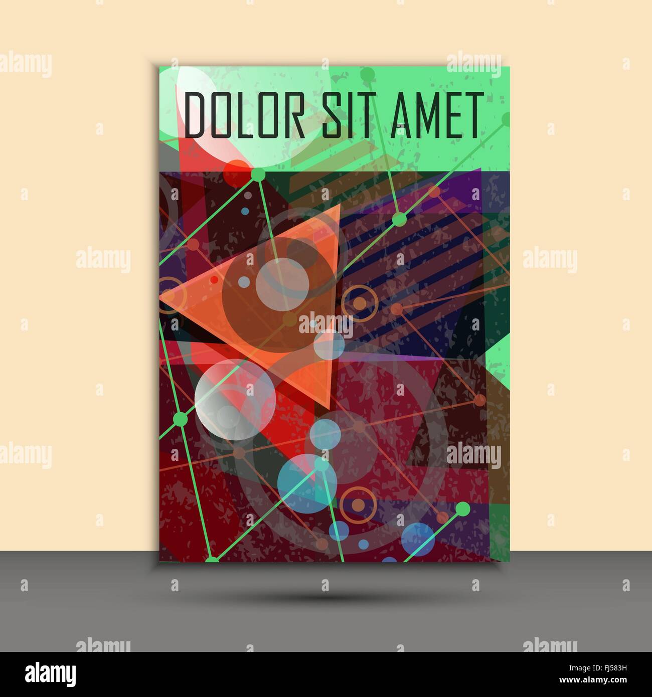 Vector brochure abstract design template Stock Vector Image & Art - Alamy