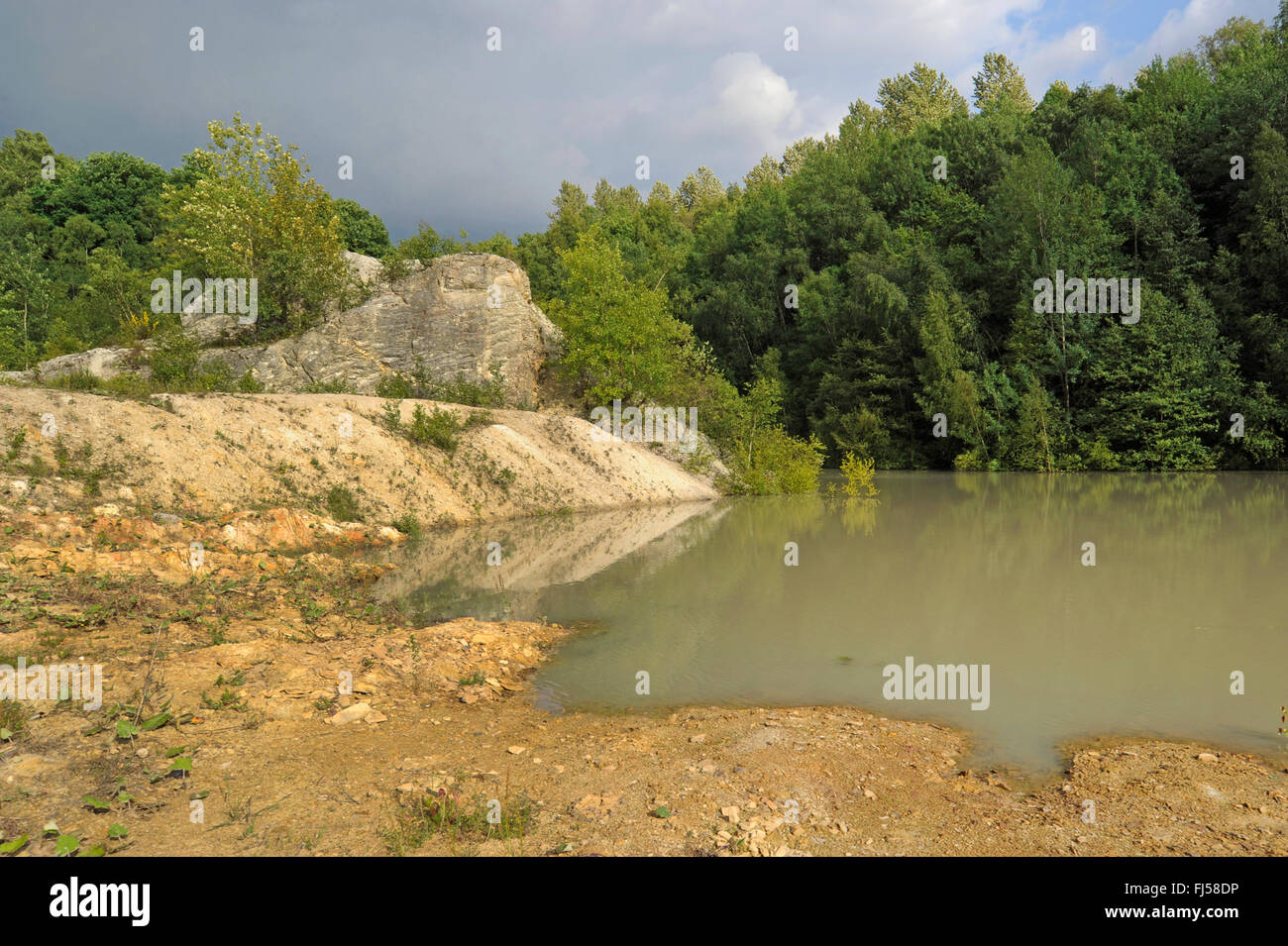 Renaturated open pit mine hi-res stock photography and images - Alamy