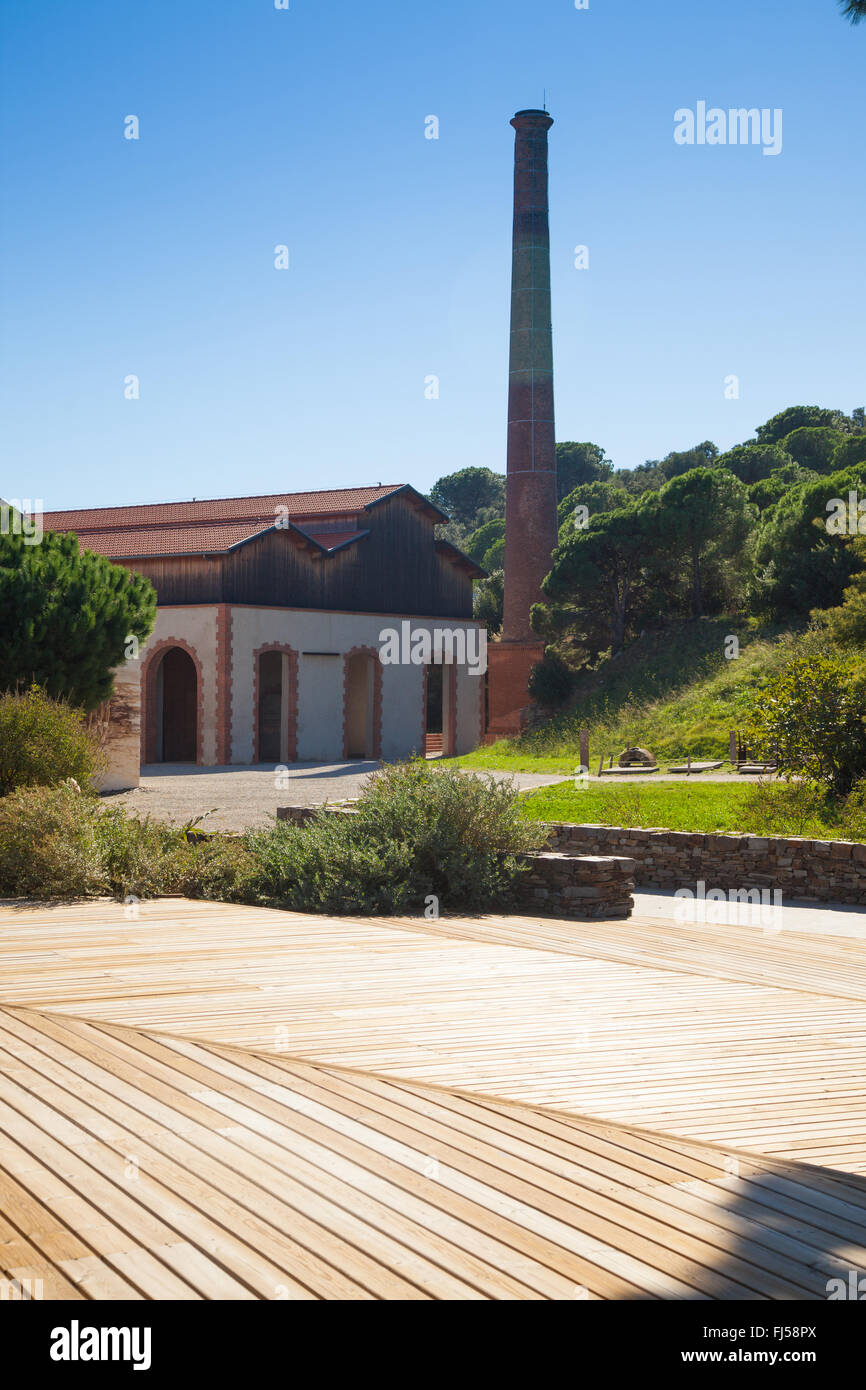 The dynamite factory at Paulilles South of France Stock Photo - Alamy