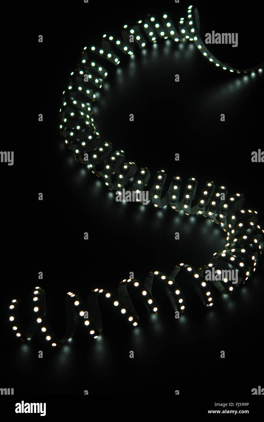 Included Led strip on the black background Stock Photo - Alamy