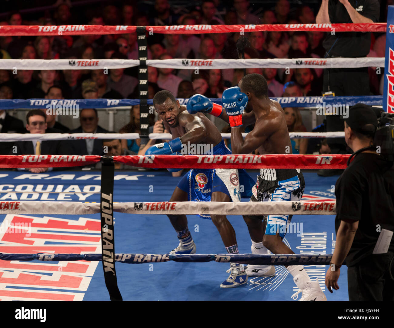 New York, NY USA - February 27, 2016: Terence Crawford fights Henry ...