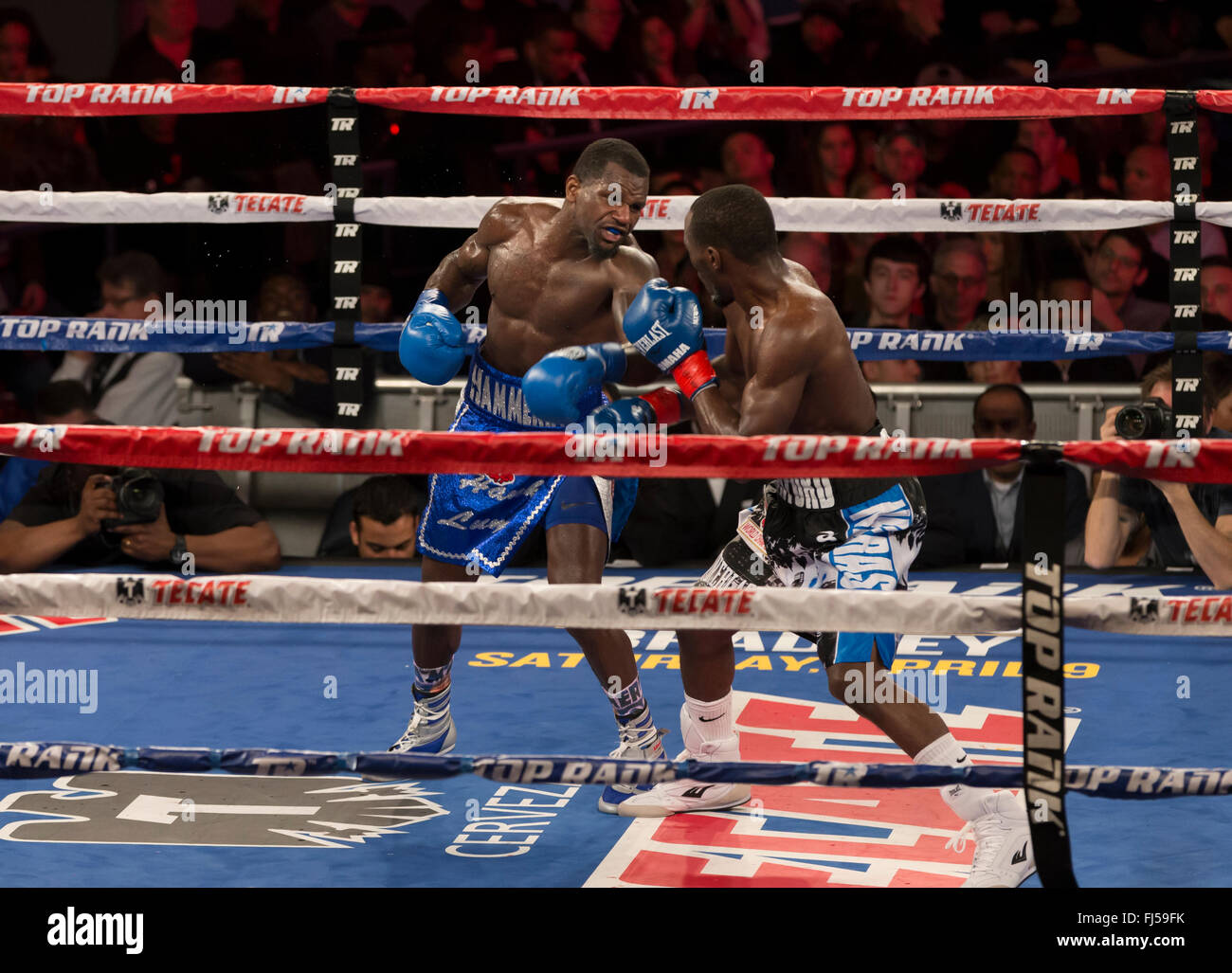 New York, NY USA - February 27, 2016: Terence Crawford fights Henry ...