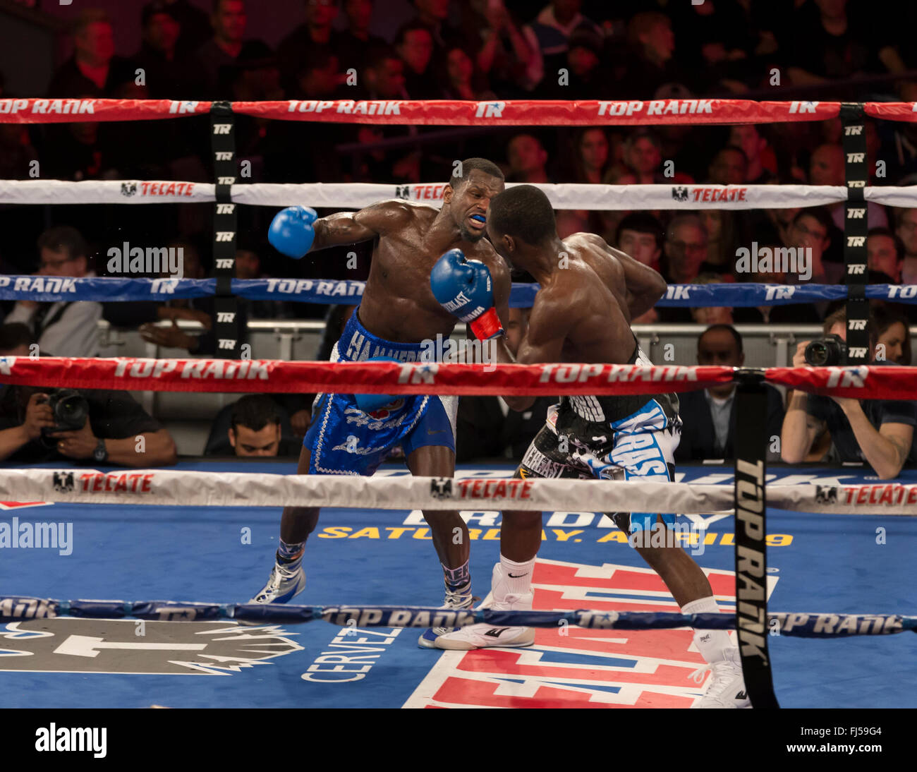 New York, NY USA - February 27, 2016: Terence Crawford fights Henry ...