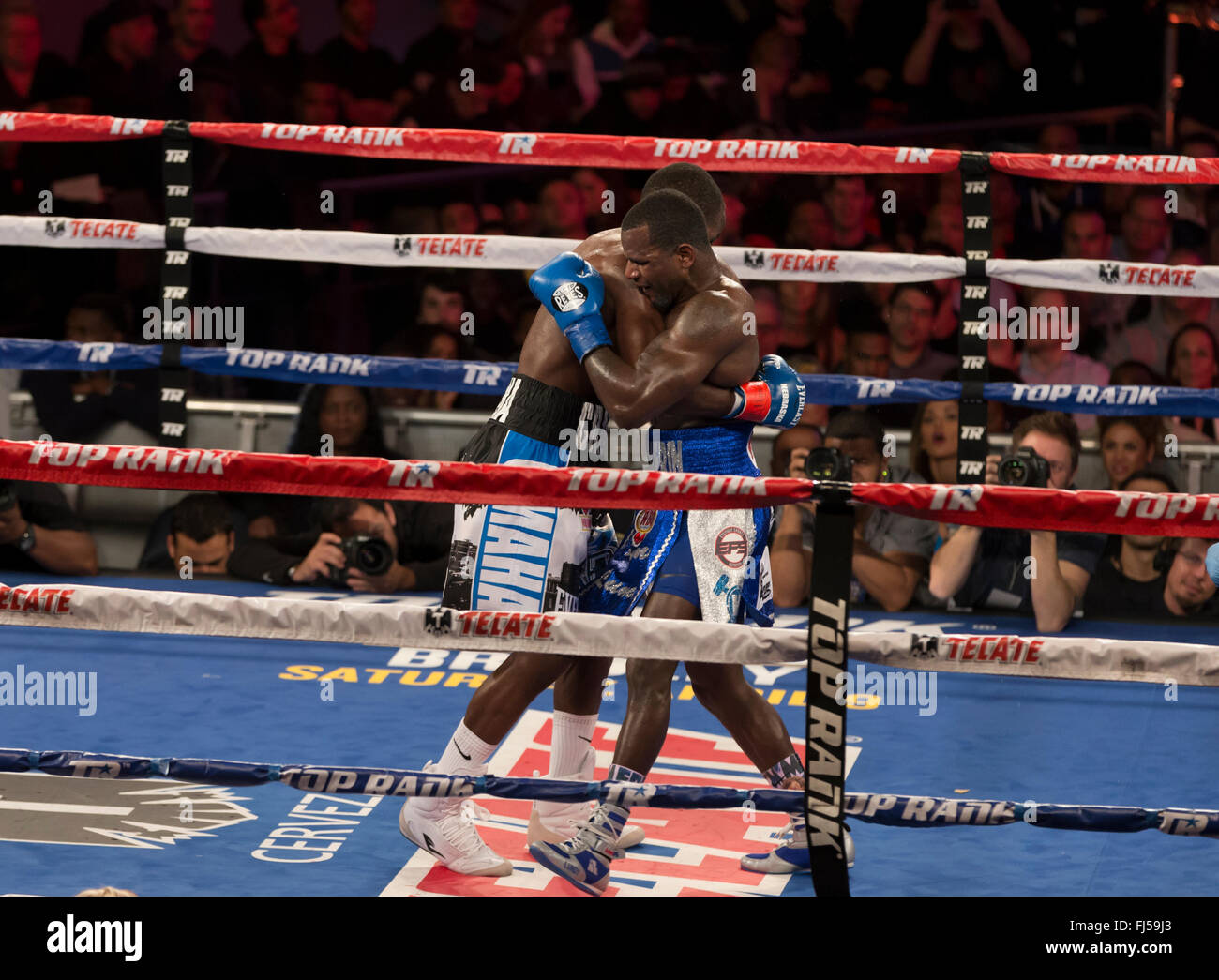 New York, NY USA - February 27, 2016: Terence Crawford fights Henry ...
