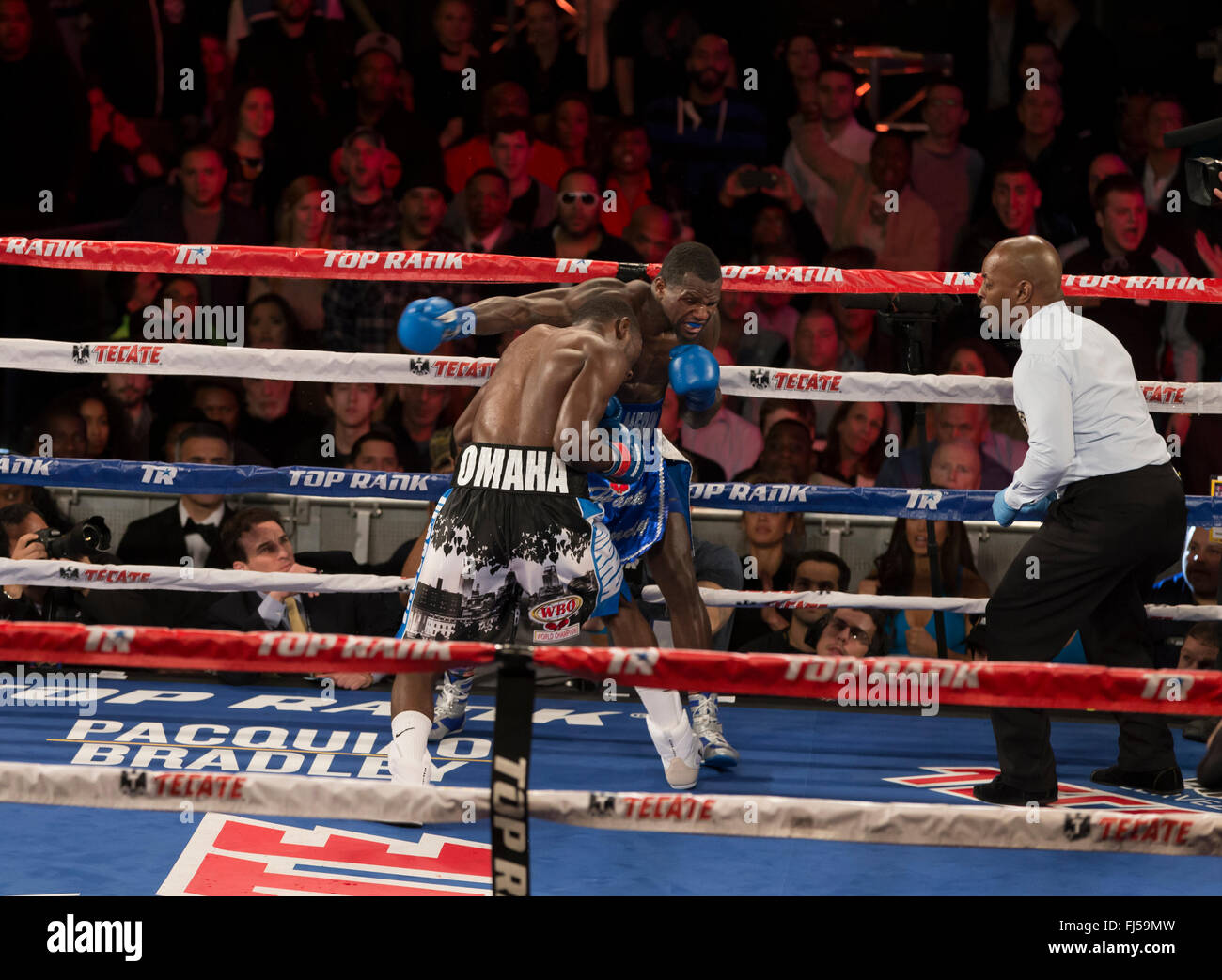New York, NY USA - February 27, 2016: Terence Crawford fights Henry ...