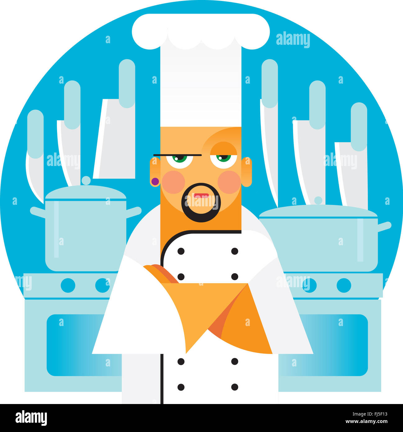 a young Italian man works as a chef in a restaurant Stock Photo - Alamy