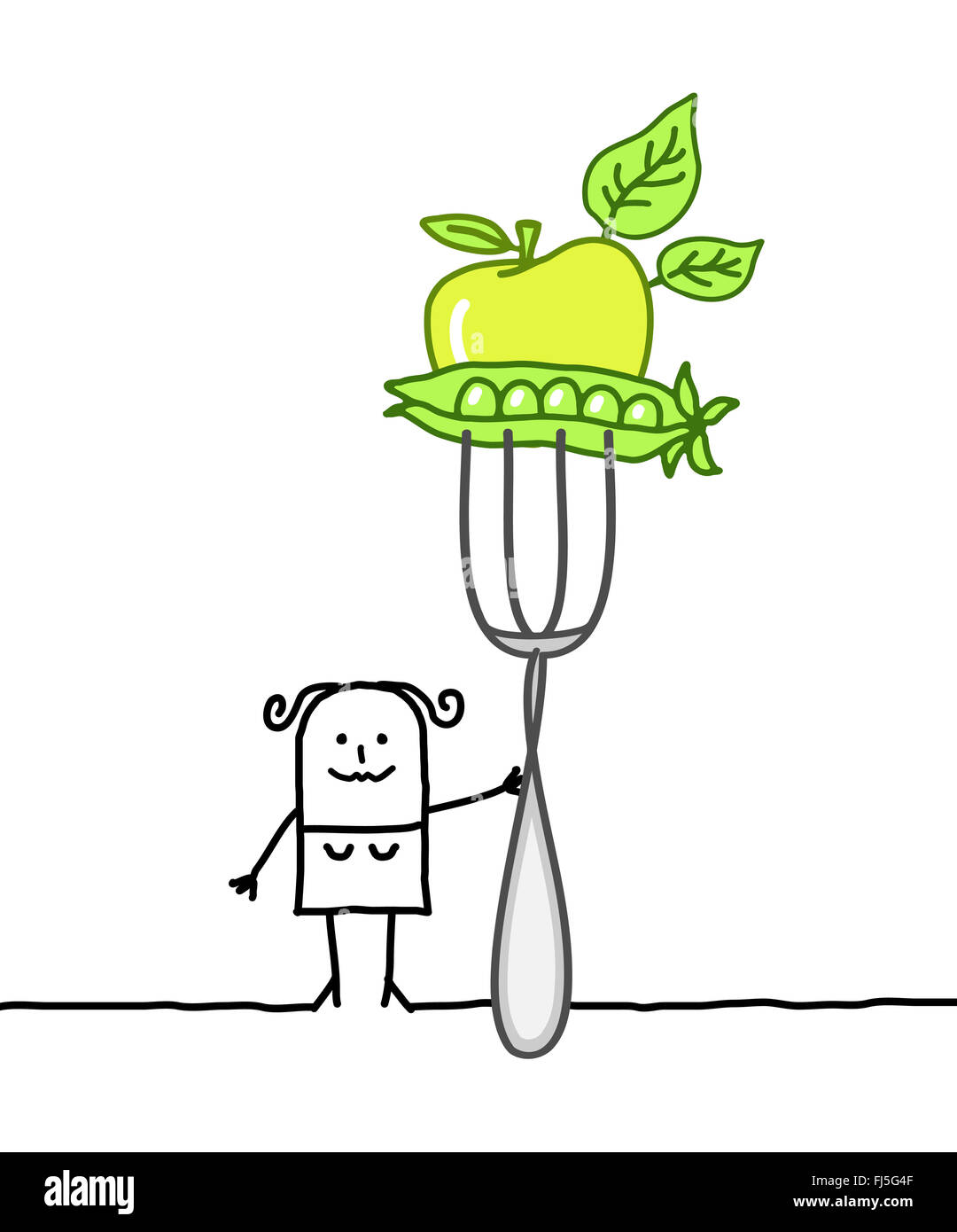 Disability blind man cartoon hi-res stock photography and images - Alamy