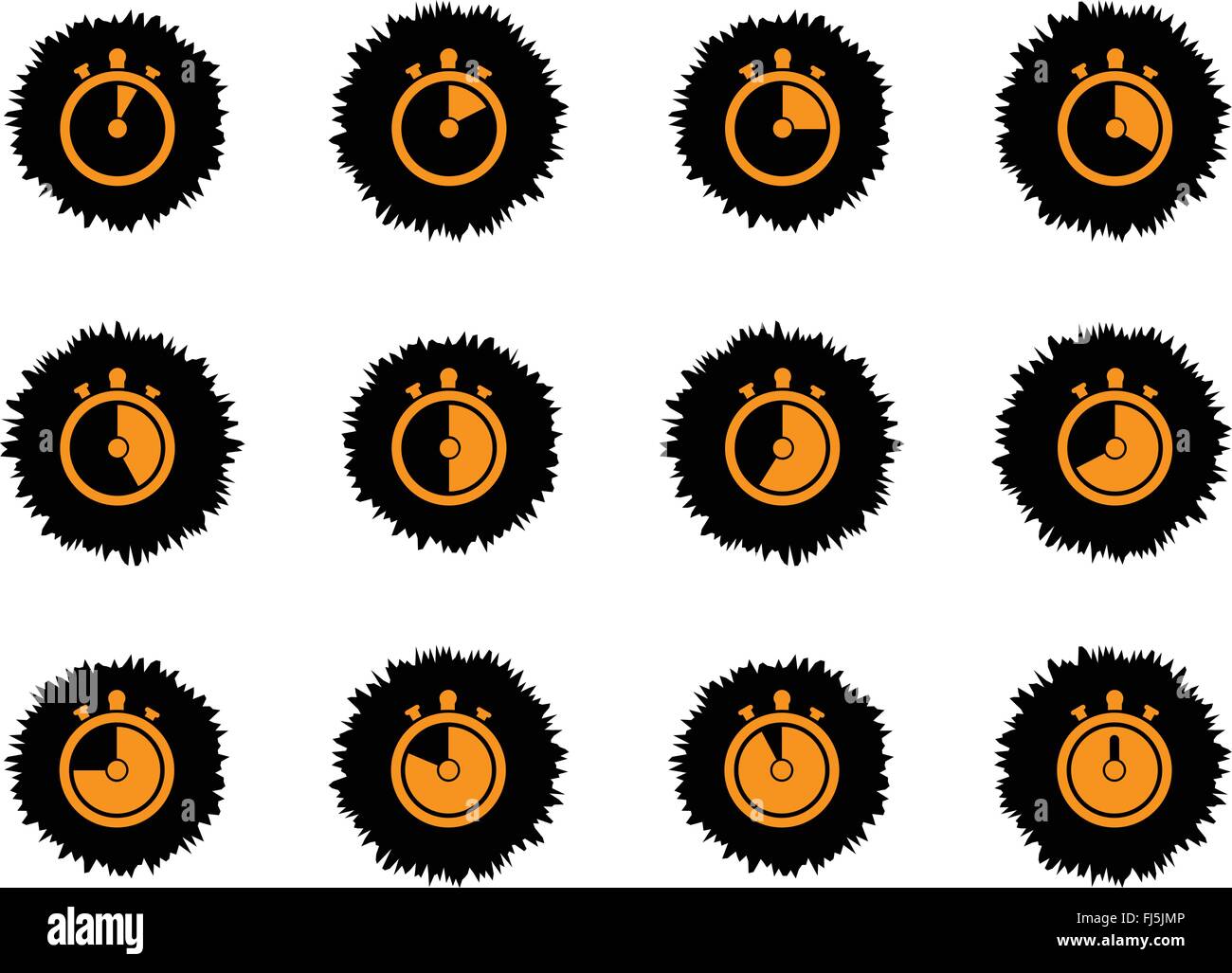 Timer Icon Set Stock Vector Image And Art Alamy