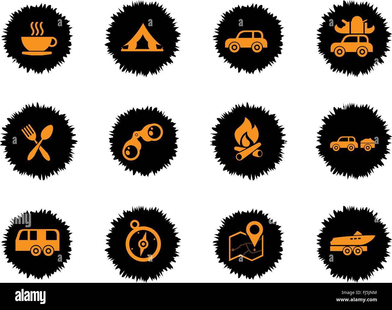 Traveling mobile home Stock Vector Images - Alamy