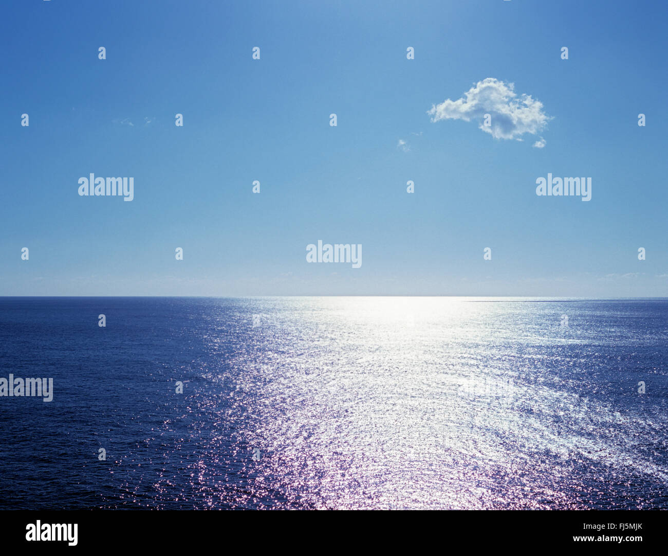 Nothing but blue Stock Photo - Alamy
