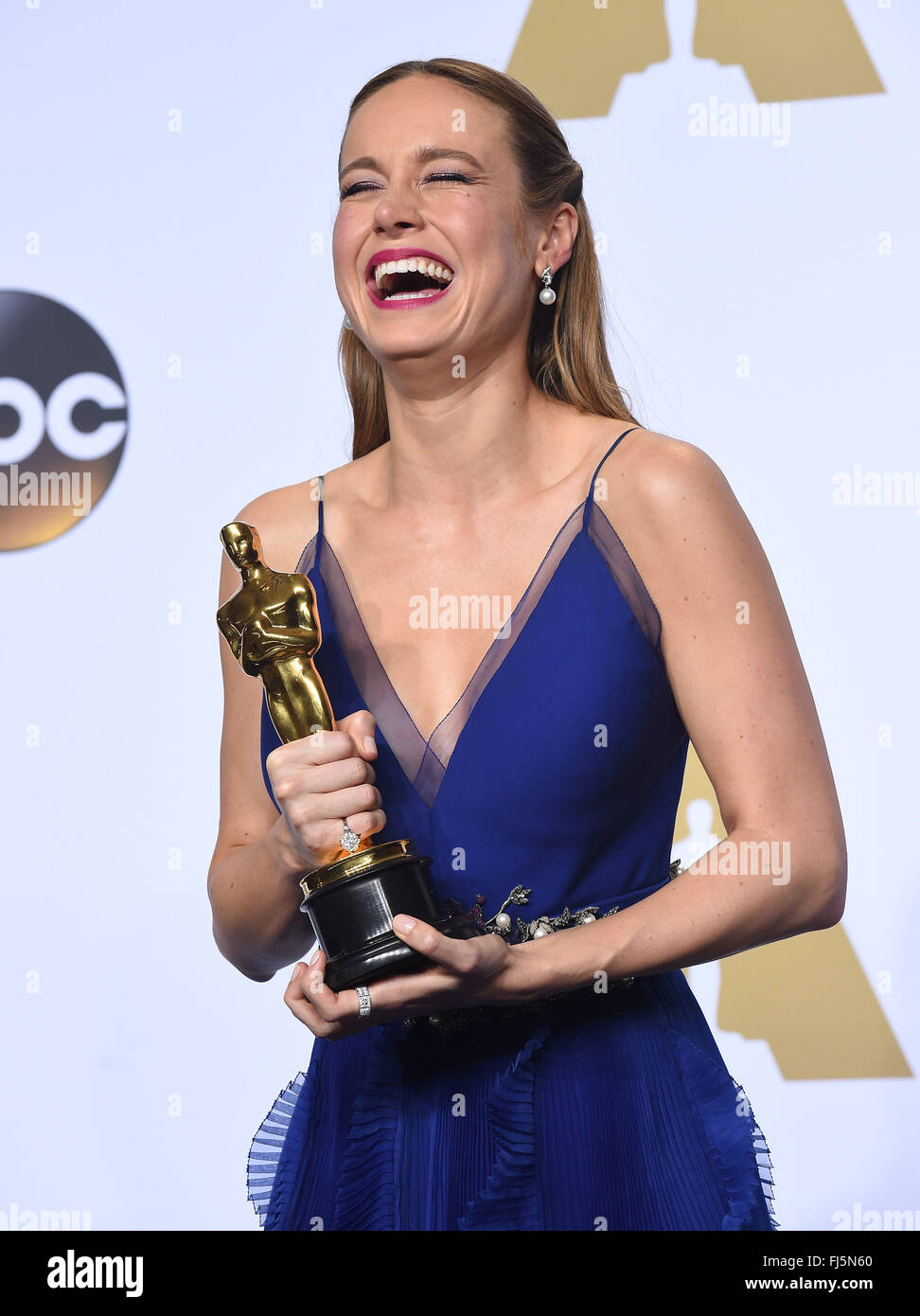 Brie larson laughs hi-res stock photography and images - Alamy