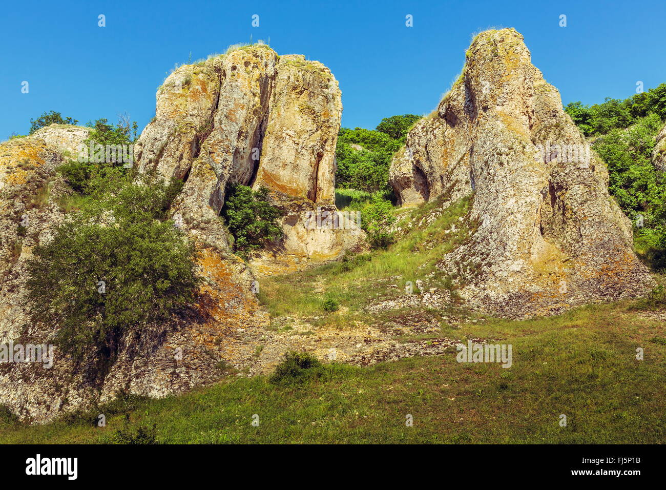 Mountain landscape with some of the oldest limestone rock formations in ...