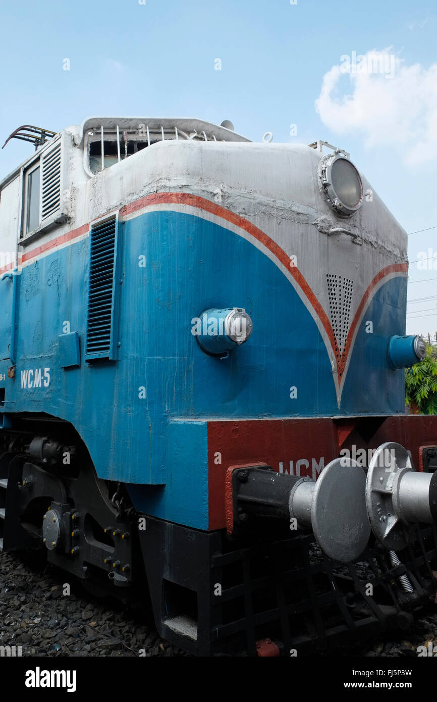 A WCM-5 electric locomotive on display at the Eastern Railway Museum ...
