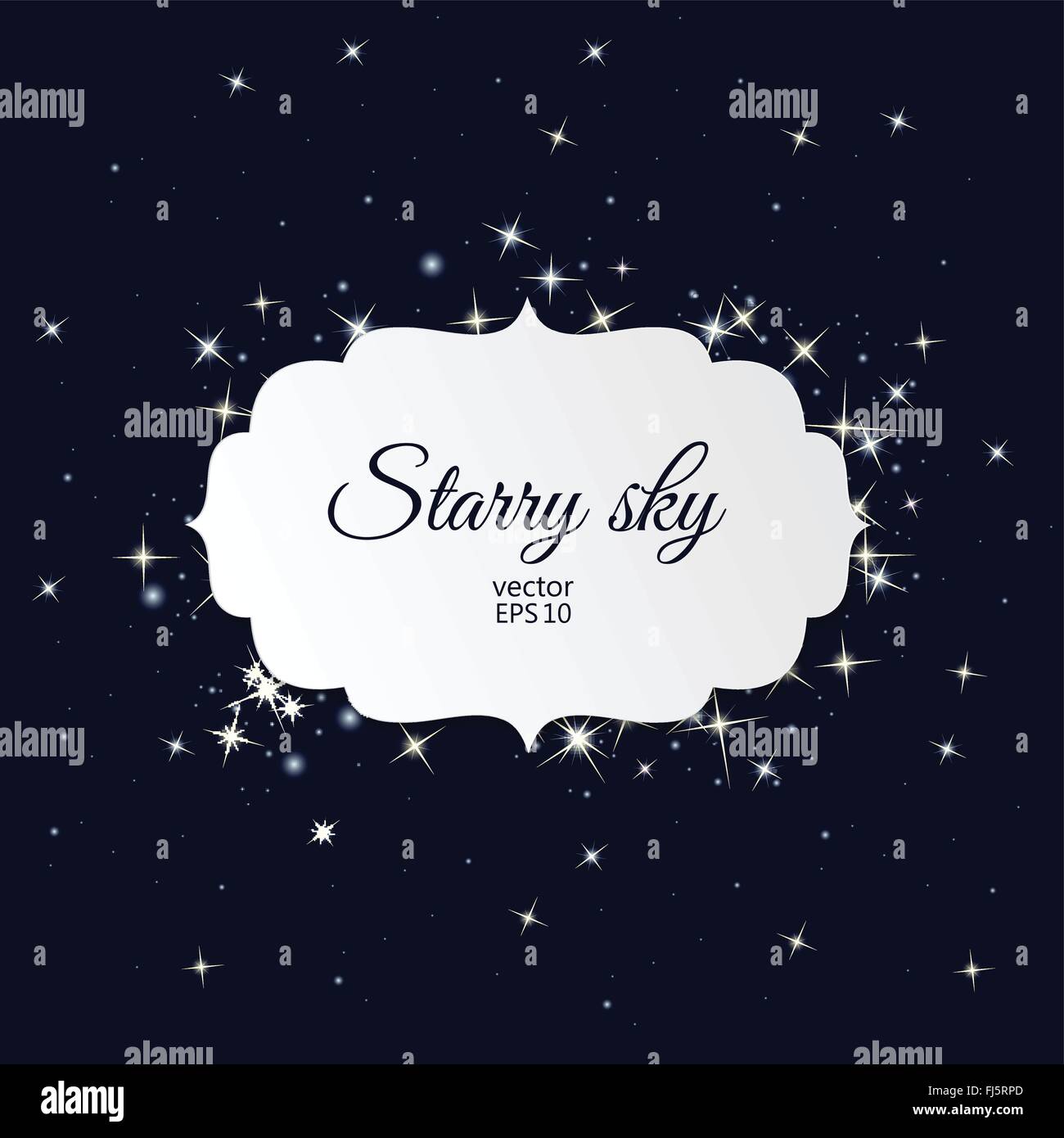 Starry sky background Stock Vector Image & Art - Alamy